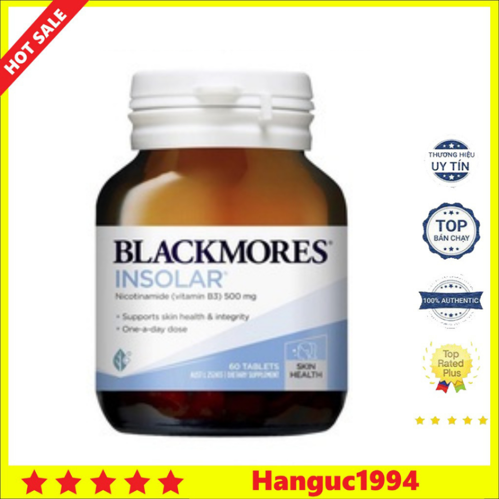 OXY Blackmores Insolar Beautiful Oral Tablets Support Skin Regeneration ...