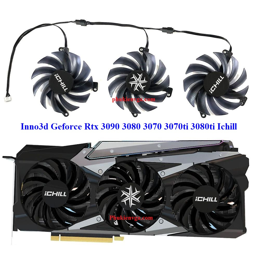 Inno3d RTX Fan 3070, 3070Ti, 3080, 3080Ti, 3090 ICHILL X3 X4 | Shopee ...