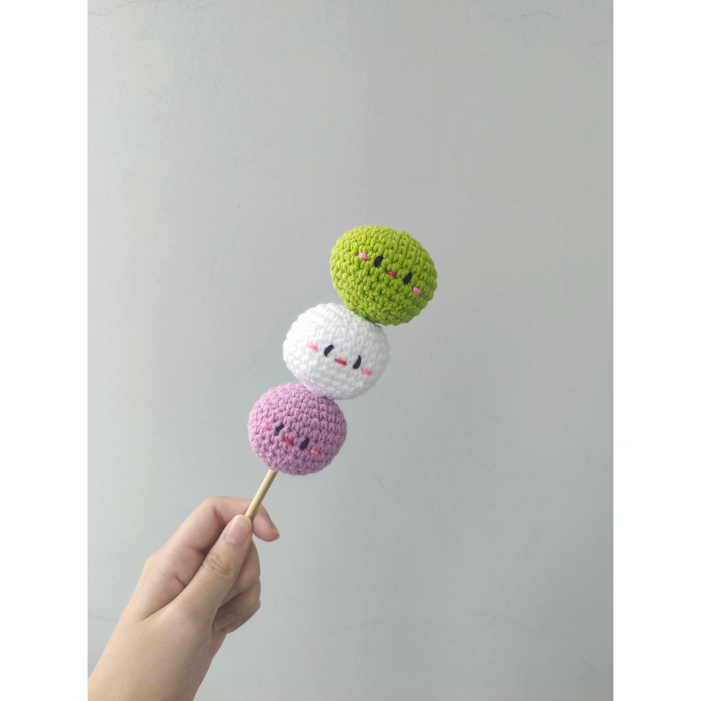 Mochi Dango - Three Color Dango - Amigurumi - Selfie | Shopee Singapore
