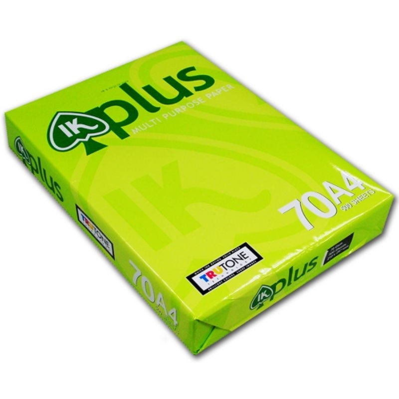 Ik Plus A4 Paper DL 70gsm (500 sheets/1 ream) | Shopee Singapore