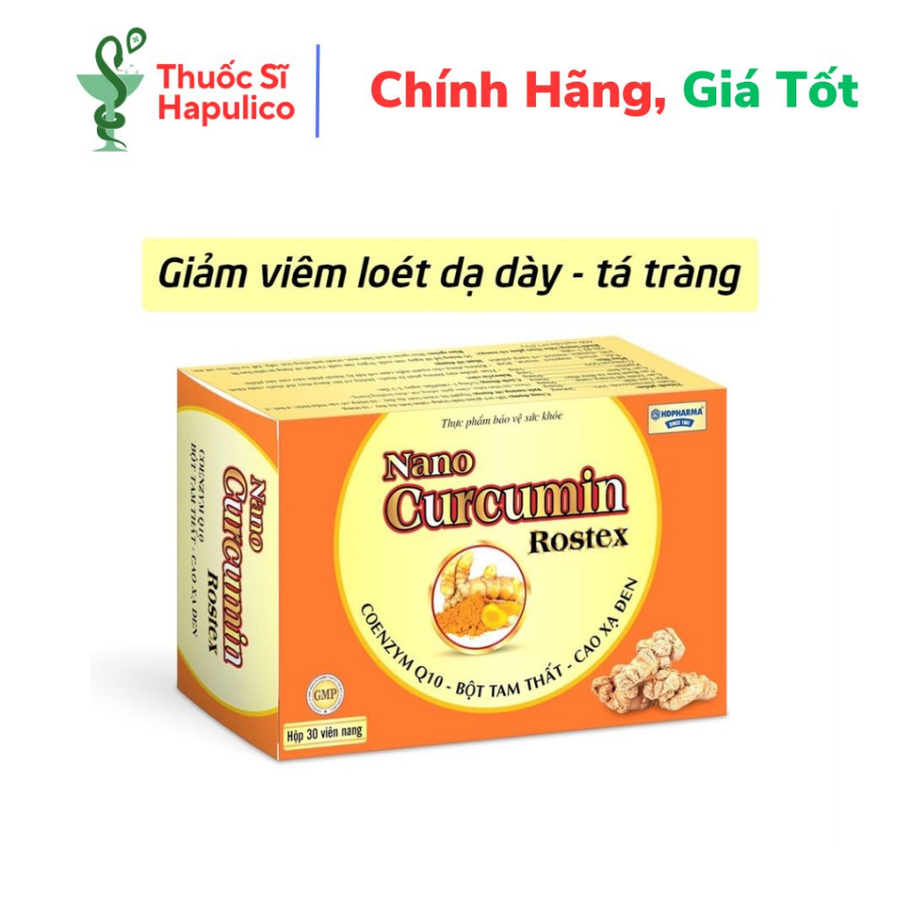 Nano Curcumin Tam That Xa Den turmeric tablets reduce stomach ulcers ...