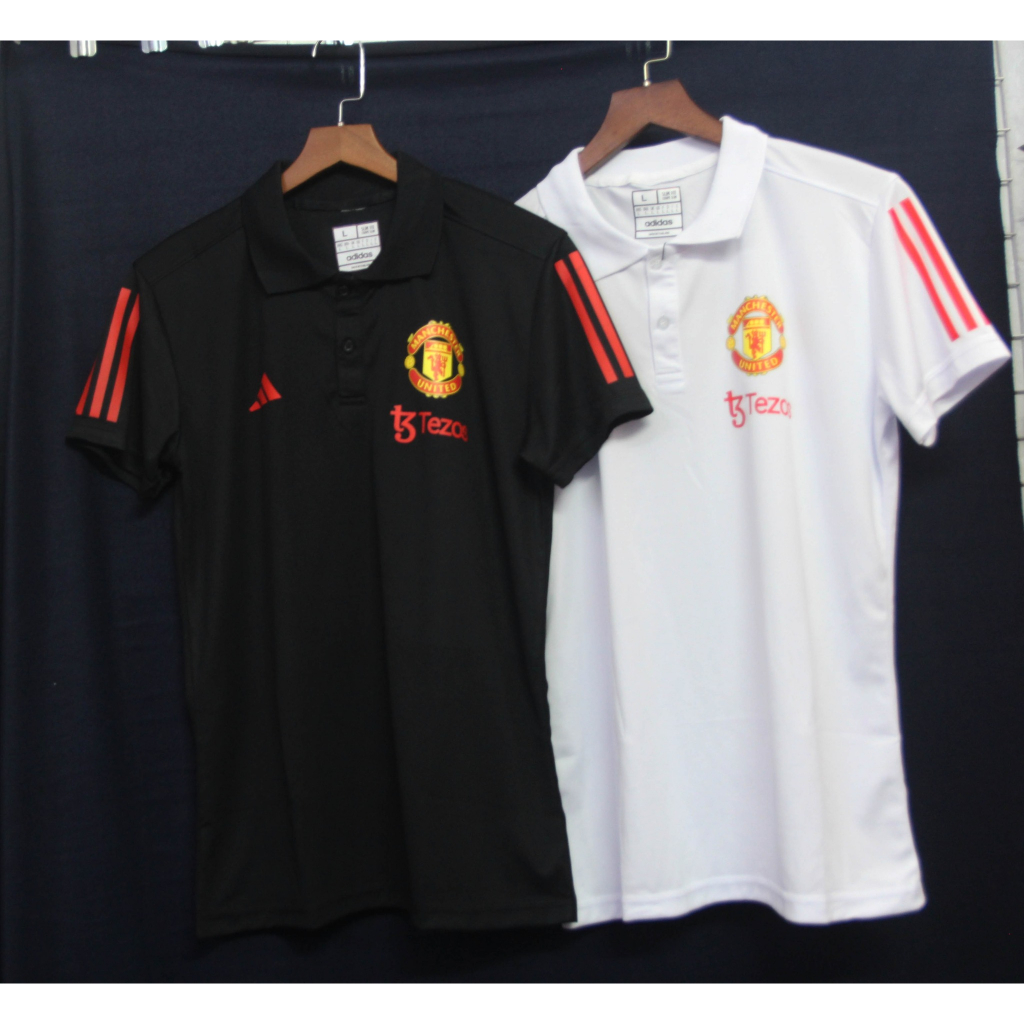 Polo MU 2023 / 24 - 2 New Colors Black / White | Shopee Singapore