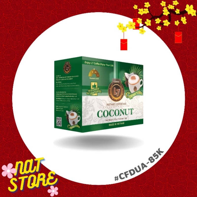 L7 Instant Coconut Coffee - Box of 20 packs | Shopee Singapore