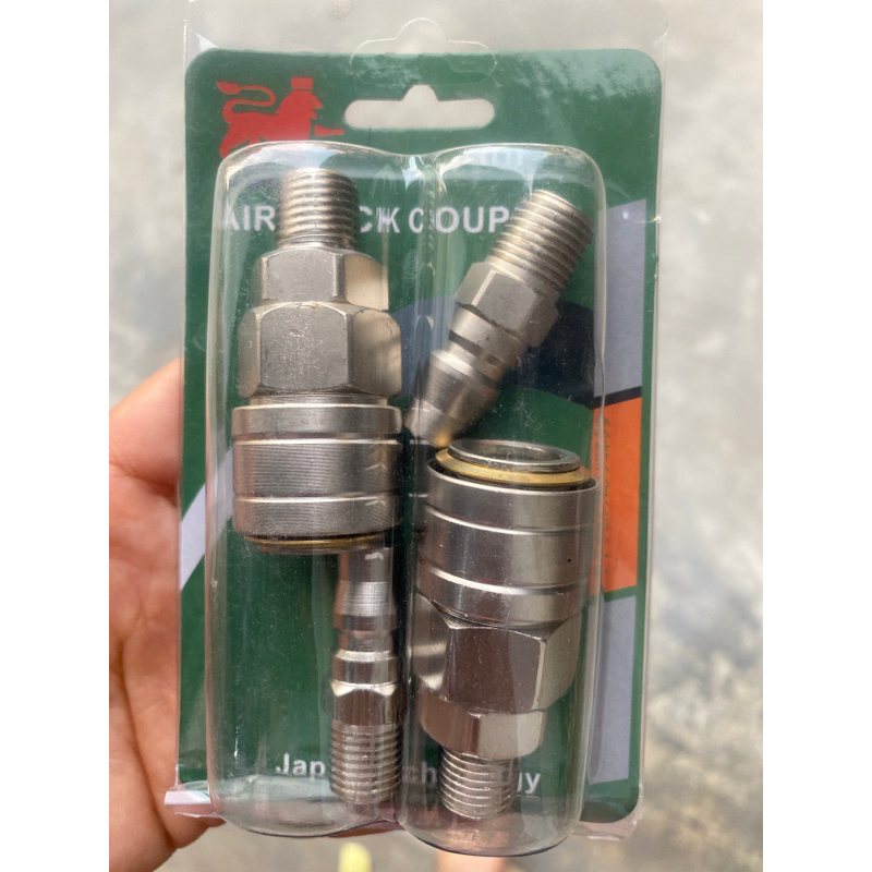 Ball Bearing Quick Coupling Set With 13mm-Japan External Threaded Air ...