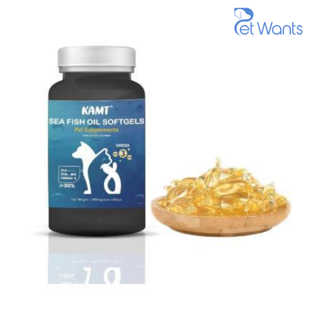 Kamt Dog and Cat Omega Fish Oil Capsules (Box of 60 capsules) | Shopee ...