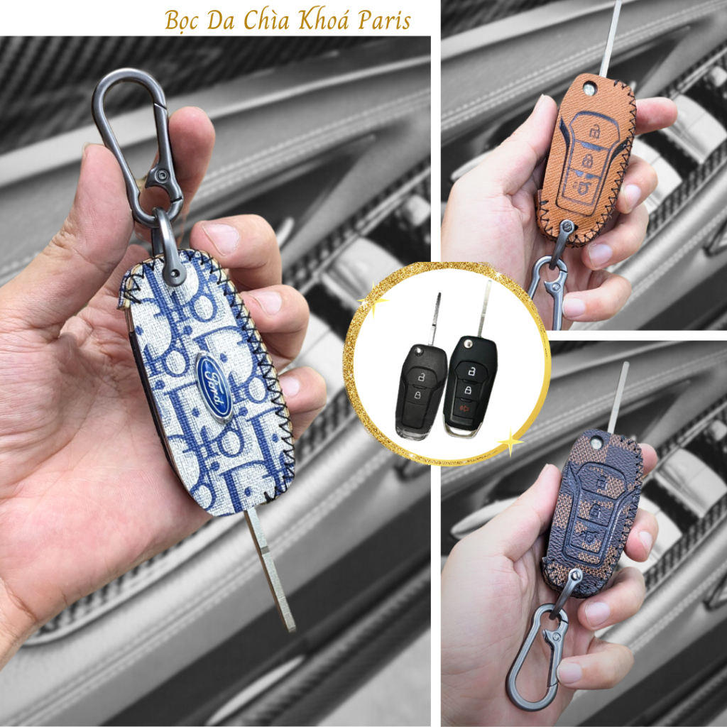 Luxury ford ranger XLS XLT Wildtrak key cover, youthful genuine leather ...