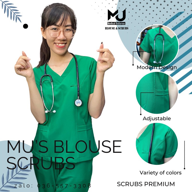 [HANDCRAFT Garments] (MEN& WOMEN) Premium Doctor Scrubs Set, operating ...