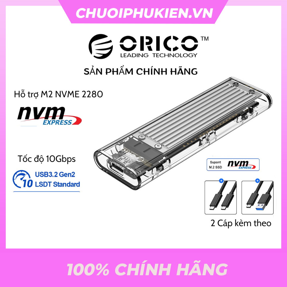 Orico TCM2-C3 NVME box supports m2 NVME 2280 to Type C port at 10Gbps ...