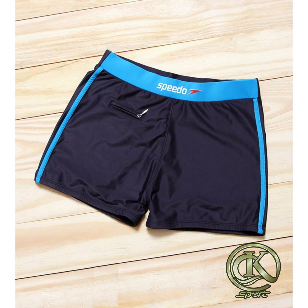 Speedo 807 men's swimmer pants - (4-way stretch elastic, cool, with bag ...