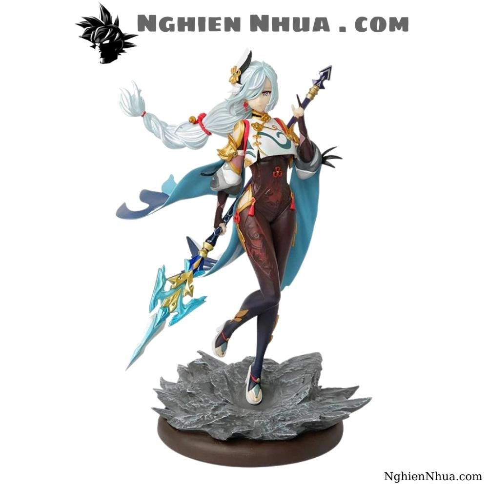 Genshin Impact Shenhe Fighting Model Height 29cm - weight 1kg + FULL ...