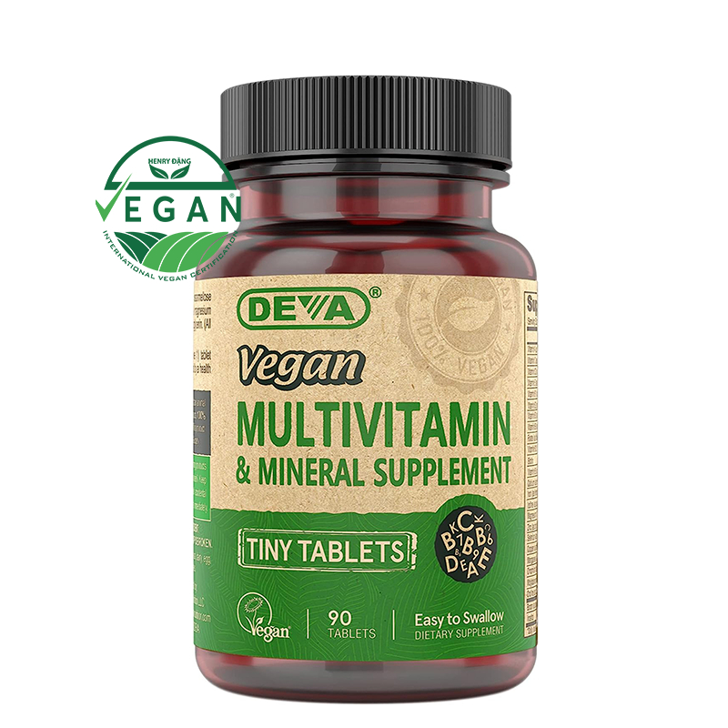 Deva Vegan Tiny Tablets Multivitamin & Mineral Supplement - Bổ Sung ...