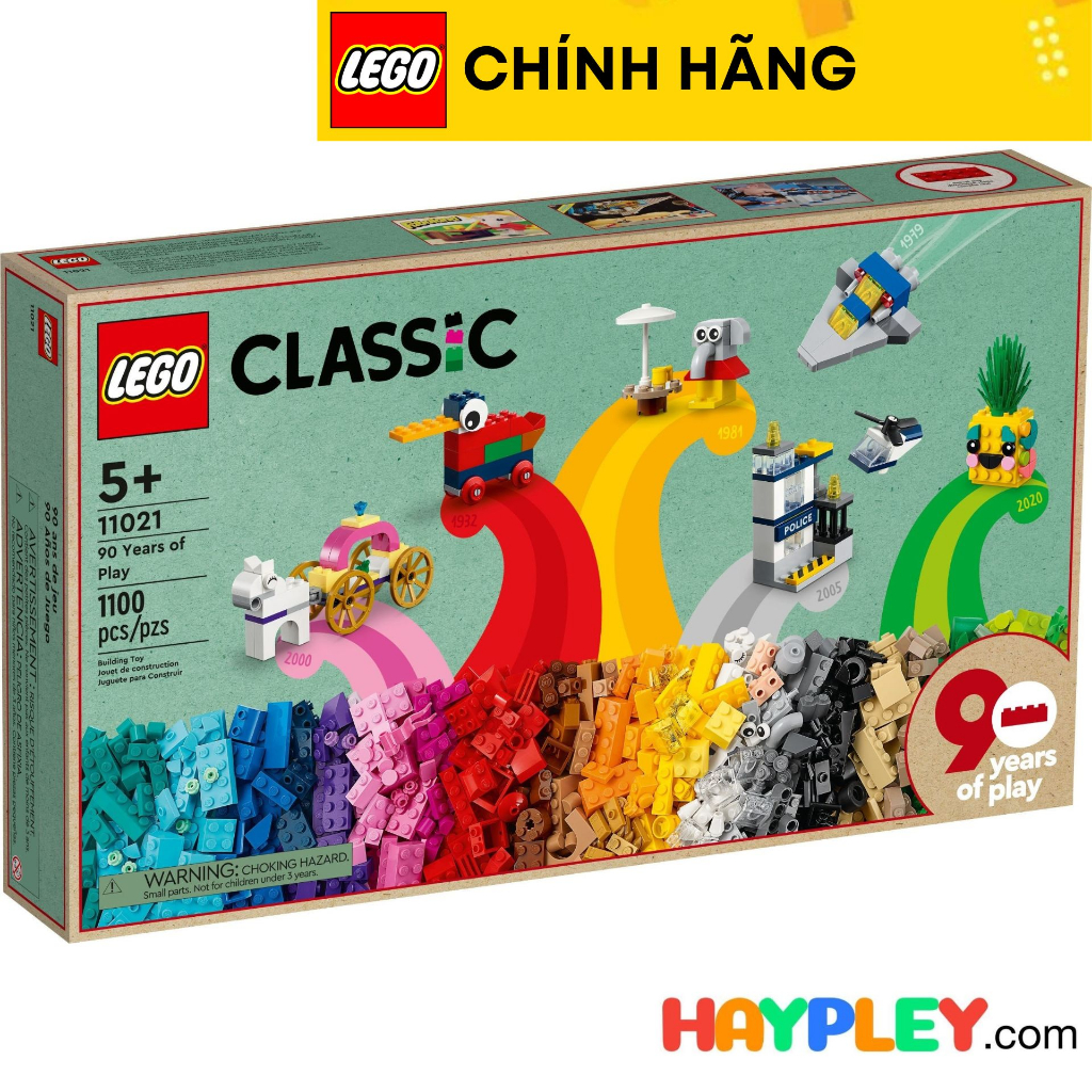 Lego Classic 11021 Years of Play 90s Anniversary Set - 1100 parts ...