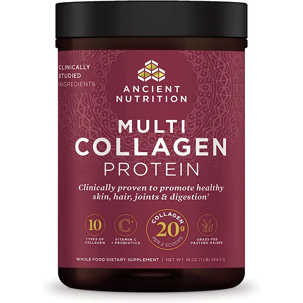 Collagen Powder (10 Types) Ancient Nutrition Collagen Powder Protein ...