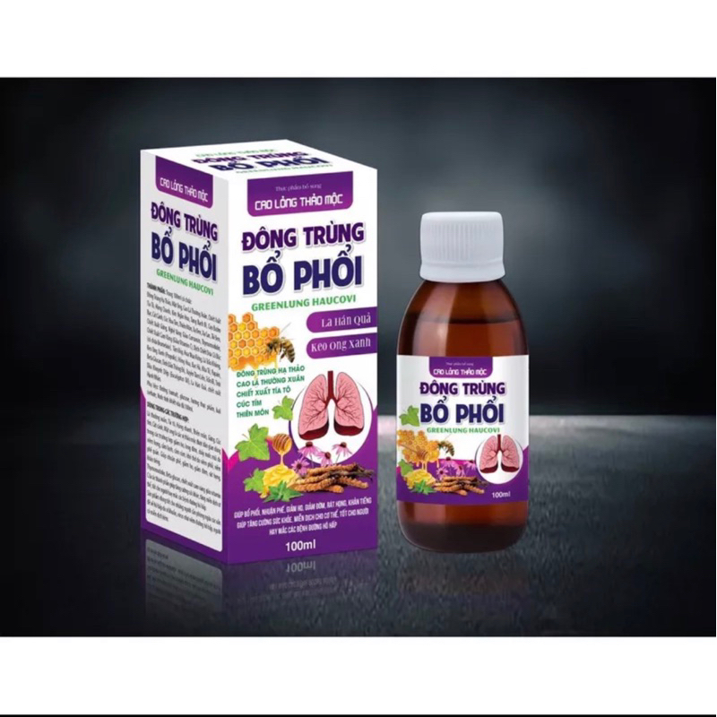 Lung Nourishing Cordyceps Syrup - Helps Nourish the Lungs, Looseen ...