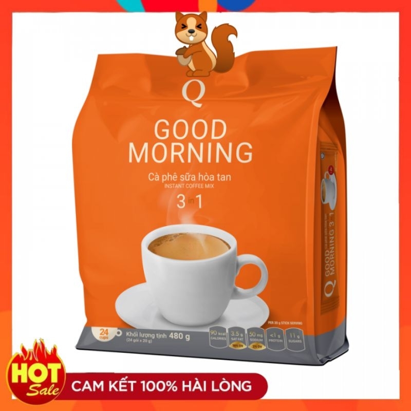 Tran Quang Good Morning Coffee Bag 24 Packs (date 10.2025) | Shopee ...