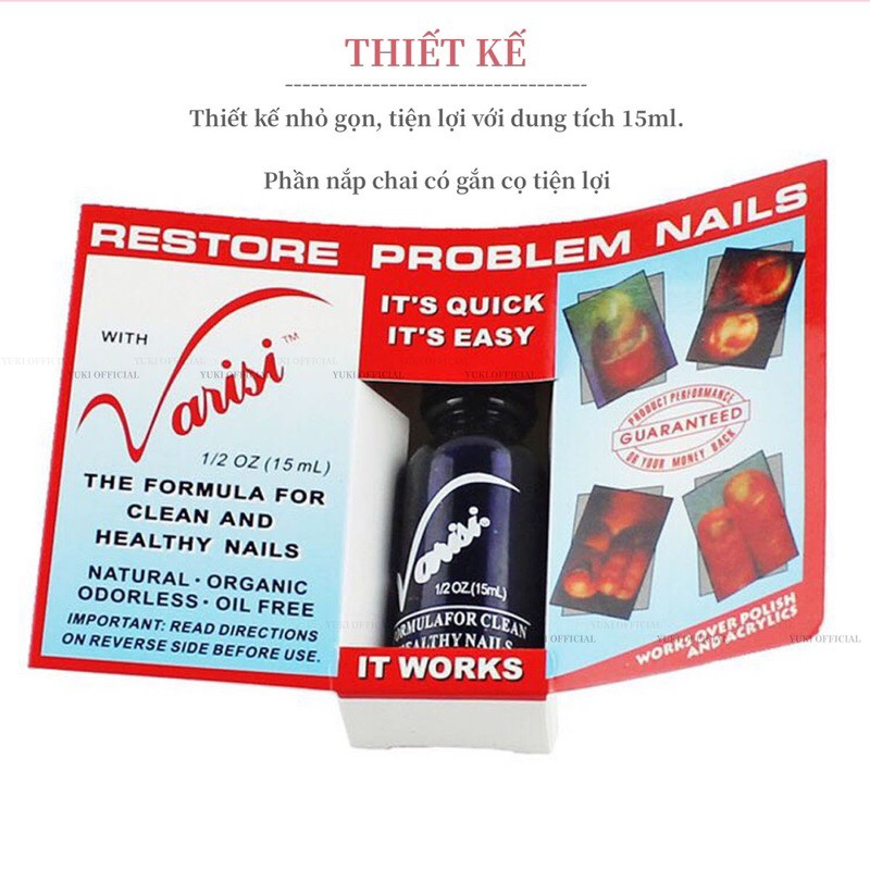 Varisi prevents nail fungus, yellow nails and feet - varisi supports ...