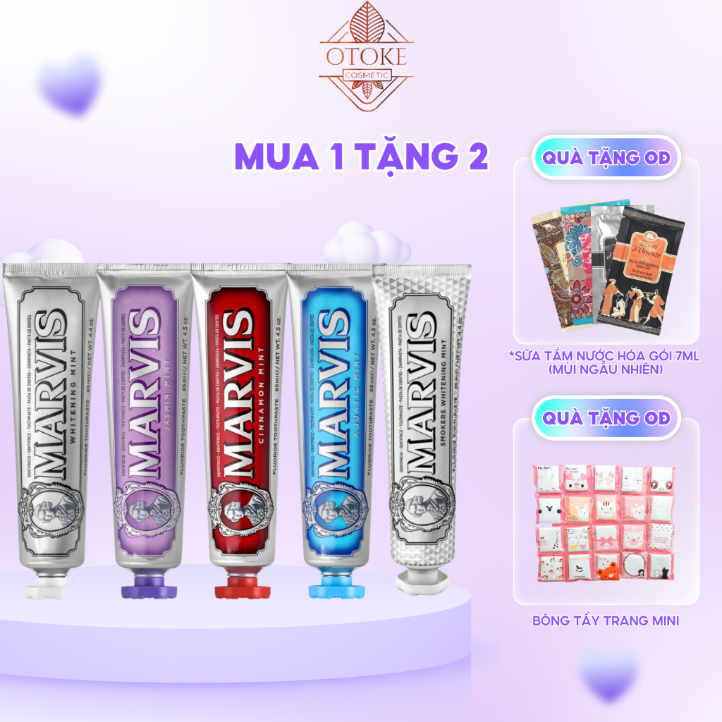 [Genuine - With extra stamp] Premium Marvis Toothpaste helps whiten ...