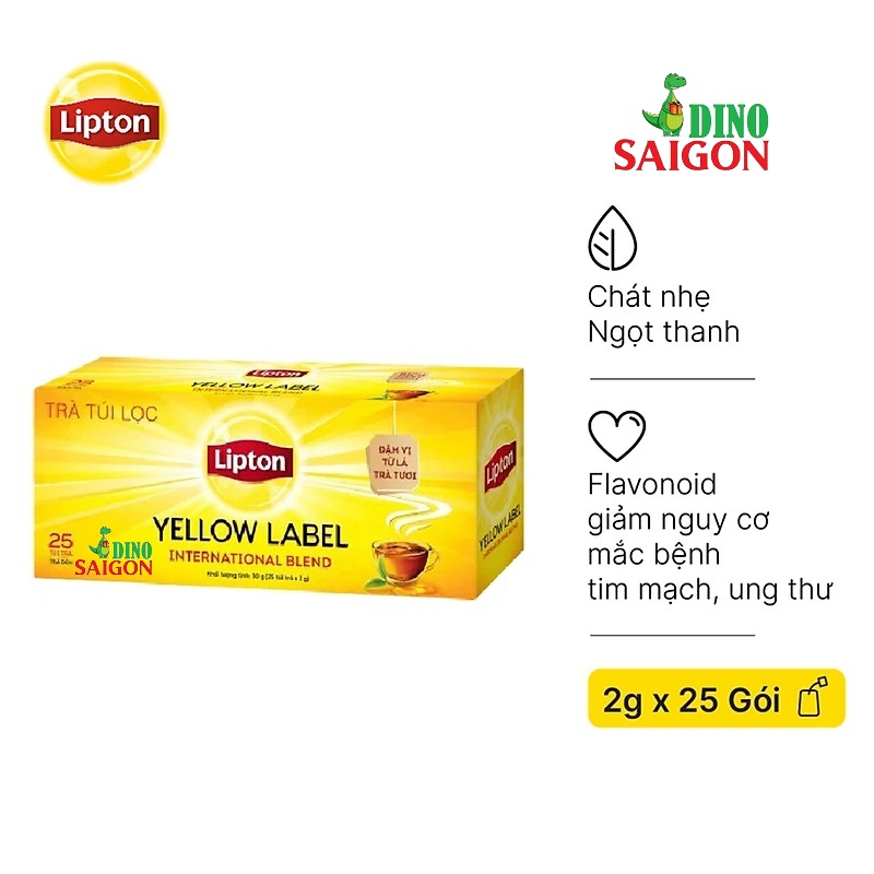 Lipton Yellow Label Tea Bags and Other Teas (Box of 25 Packs) | Shopee ...