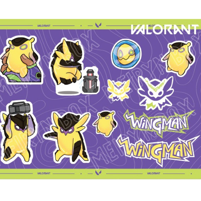 [sticker] Sticker Wingman - Gekko - VALORANT - Meiryn Box | Shopee ...