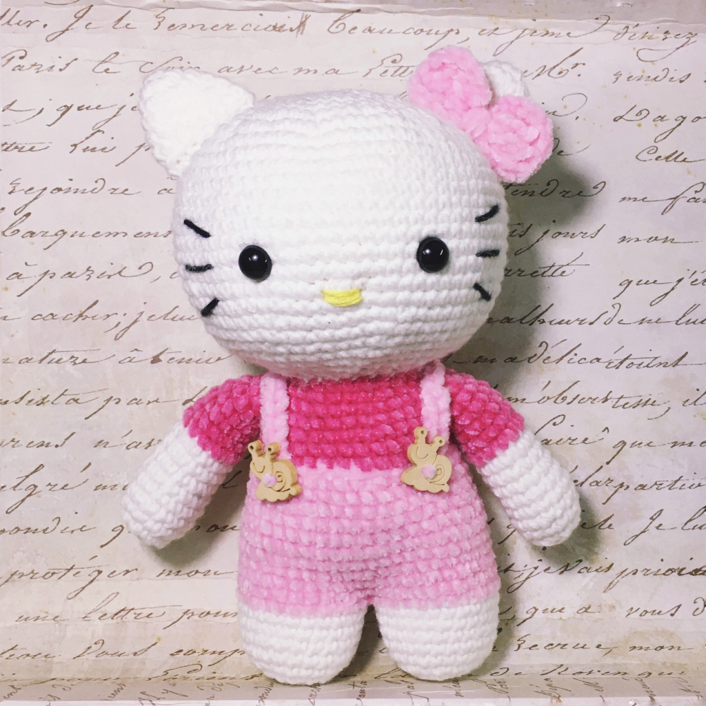 Hello Kitty handmade crochet _Crochet Hello Kitty | Shopee Singapore