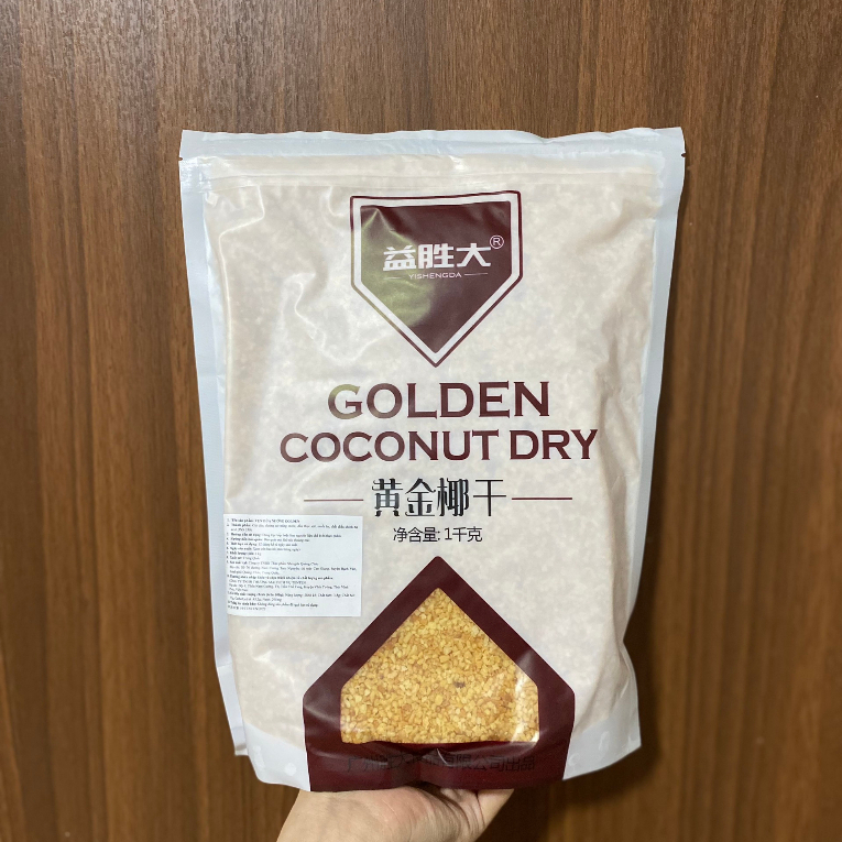Golden Coconut dry toasted Coconut flakes, 1kg pack (China) | Shopee ...