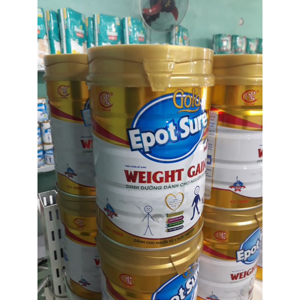 Epot SURE WEIGHT GAIN POWDER MILK 900G (WEIGHT GAIN for skinny people ...
