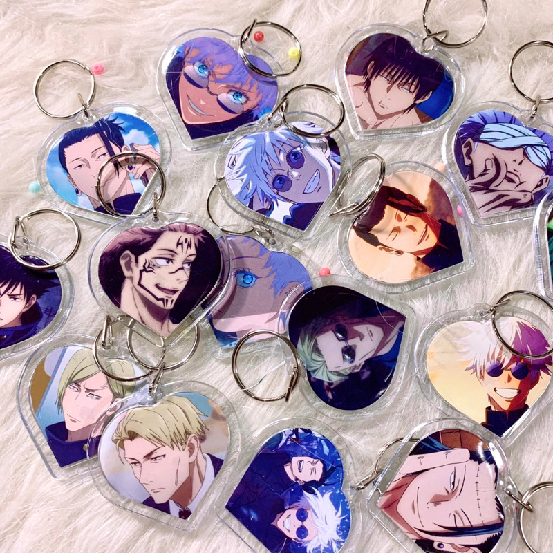 Jujutsuuka Keychains | Key Chains On Request Gojo, Getou, Nanami ...