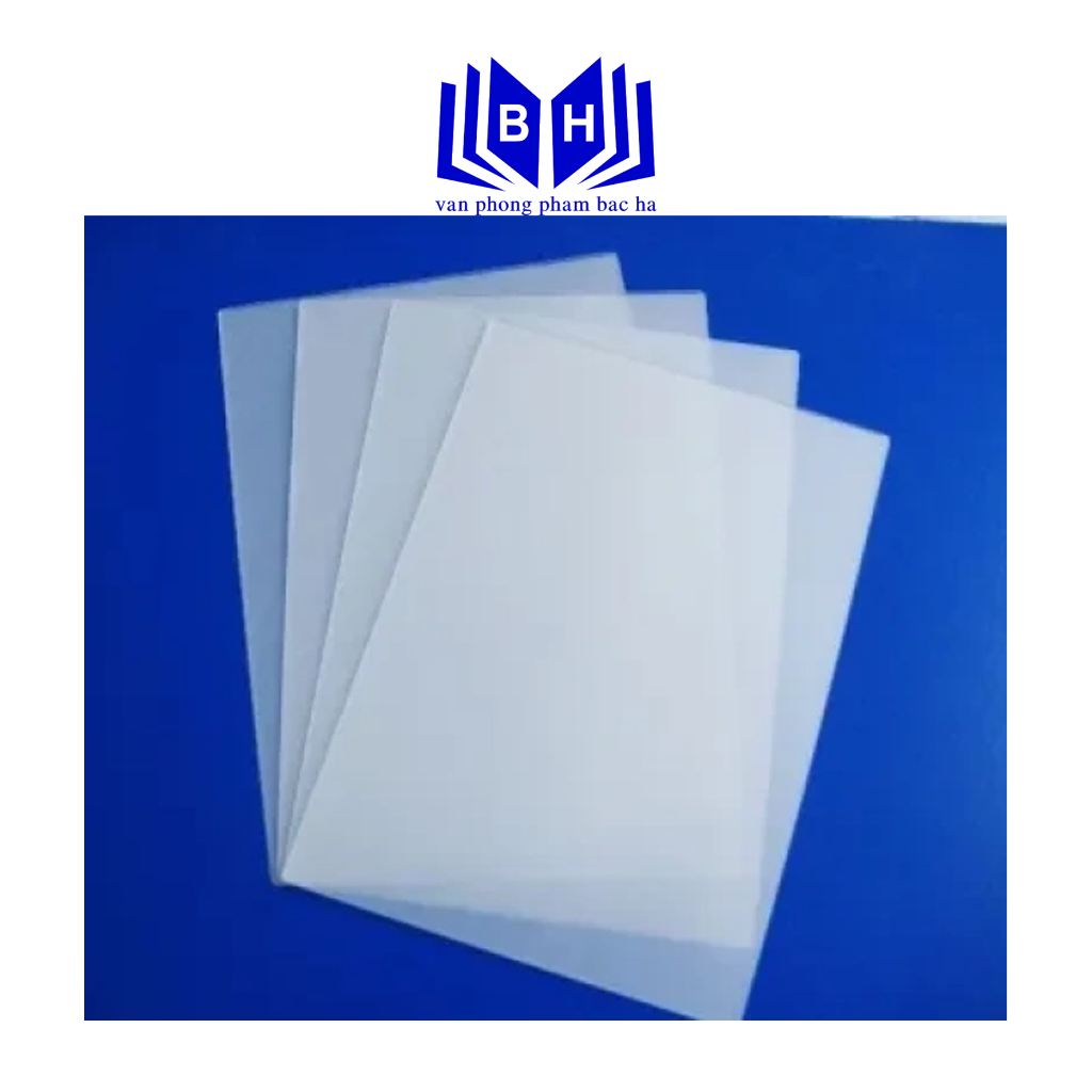 A4 size Plastic laminated paper - Thickness from 35-125 Mic | Shopee ...