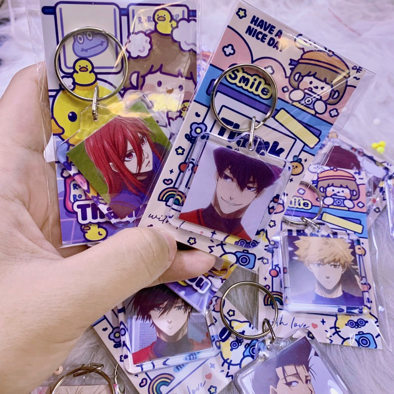 Blue Lock Keychain | Custom printed keychain Anime Blue Lock Isagi ...