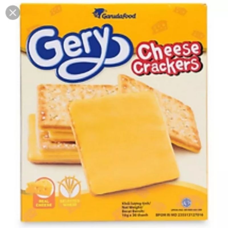 Gery Cheese Cracker 300g (9g x 30 packs) Gery Cheese Cracker 200g (10g ...