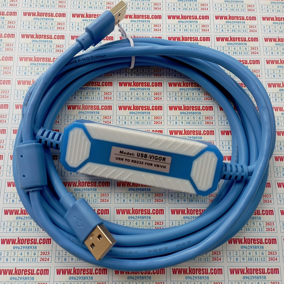Usb-vigor programming cable FOR Vigor PLC, USB To RS232 FOR VB/ HB ...
