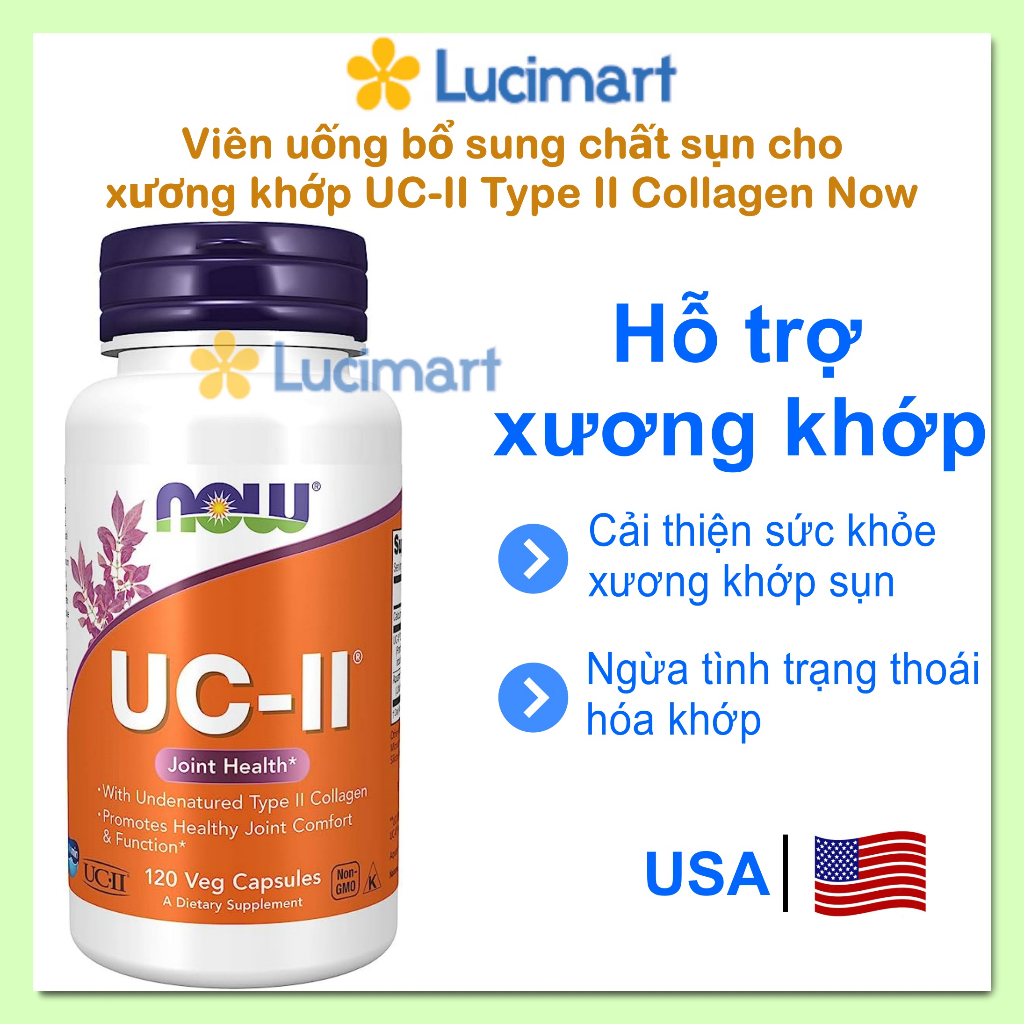 Cartilage supplement pills for bones and joints from America UC-II NOW ...
