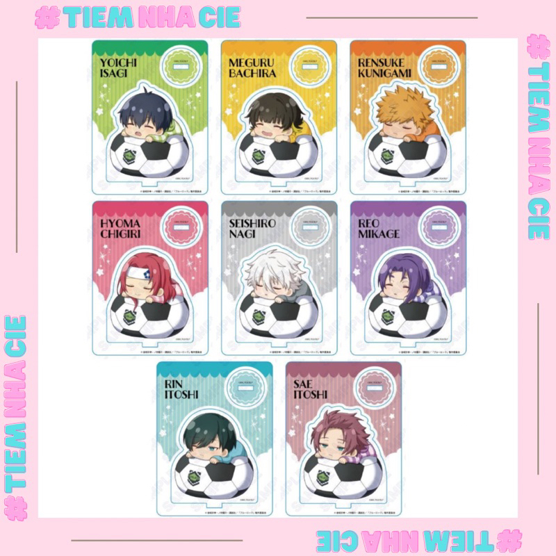 [Cie's Shop] [AVAILABLE] Standee Blue Lock Striker No. 1 sleeping on a ...