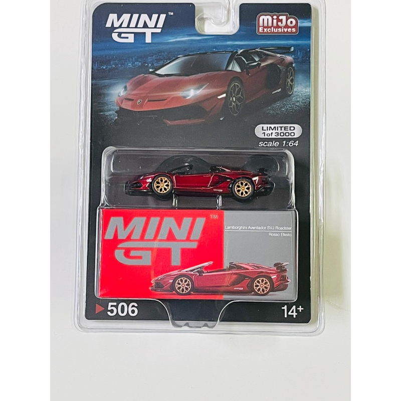 Hobby Store MiniGT 506 Model Car Lamborghini Aventador SVJ Roadster ...
