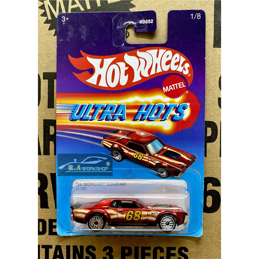 Hot Wheels Super Car JDM 68 MERCURY COUGAR ULTRA HOT (Bad card ...