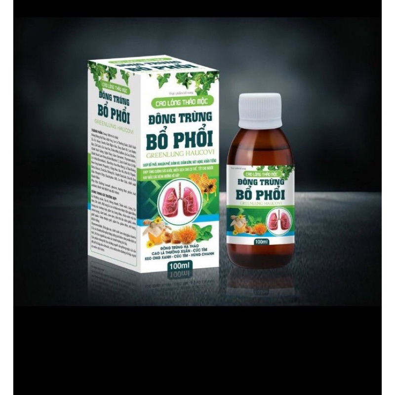 Xyen Tam Lien lung tonic cordyceps syrup supports the respiratory ...