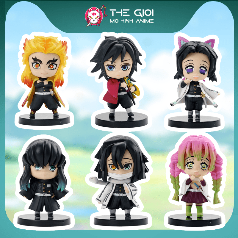 Kimetsu No Yaiba Model, figure Demon Slayer Tanjiro, Giyuu, Shinobu ...