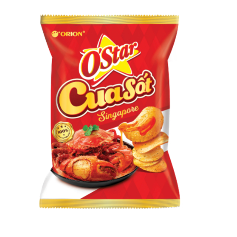 O'star Snack With Crab Sauce Singapore (Small Package 30g) | Shopee ...