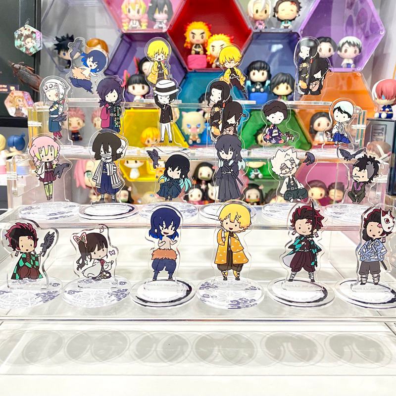 [Genuine] Genuine Bandai Kimetsu No Yaiba mica chibi character Standee ...