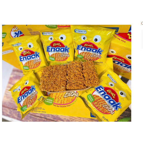 Enaak children's instant noodles with chicken flavor, box of 24 packs ...