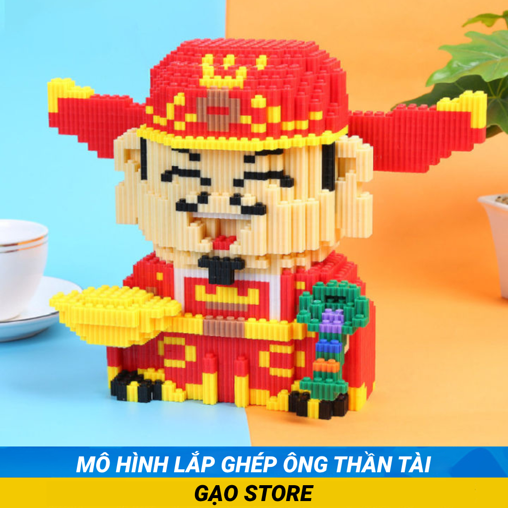 Lego Toy Model Set Assembled 3D Puzzle Character God Tai | Shopee Singapore