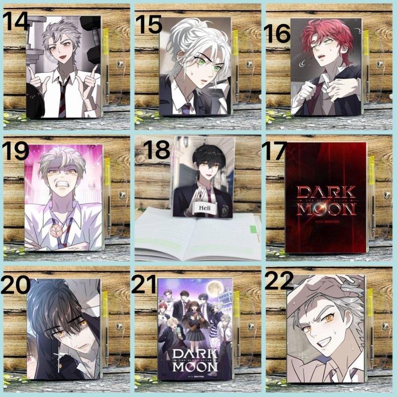 Dark Moon the blood altar a6 Notebook Comes With An anime Dark Moon the ...