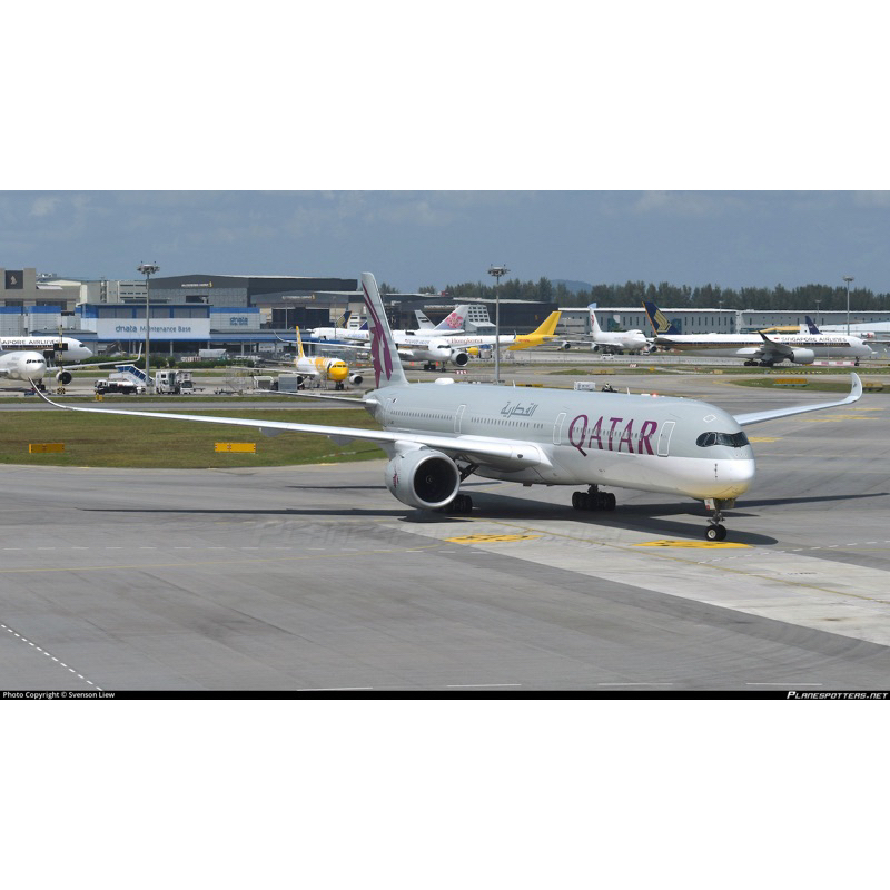 Qatar airways airbus a350-1000 paper model | Shopee Singapore