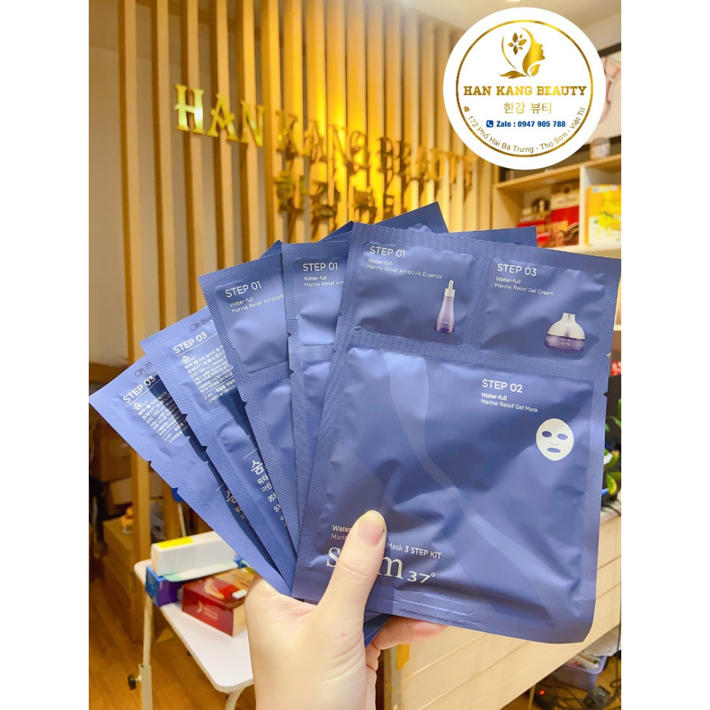 Sum Water-full Timeless Water Gel Mask 3 step kit (New Model) | Shopee ...