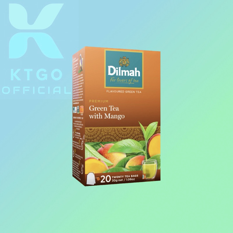 Dilmah Green Tea Mango - Mango Flavor 30g (new) | Shopee Singapore