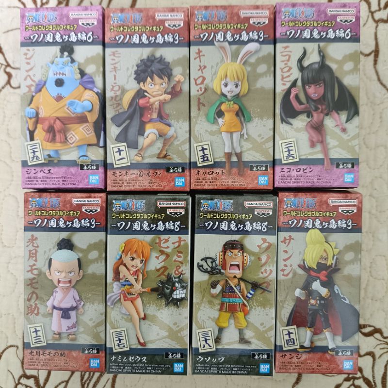 Genuine One Piece WCF Model - Jinbei, Luffy, Robin, Nami, Usopp, Momo ...