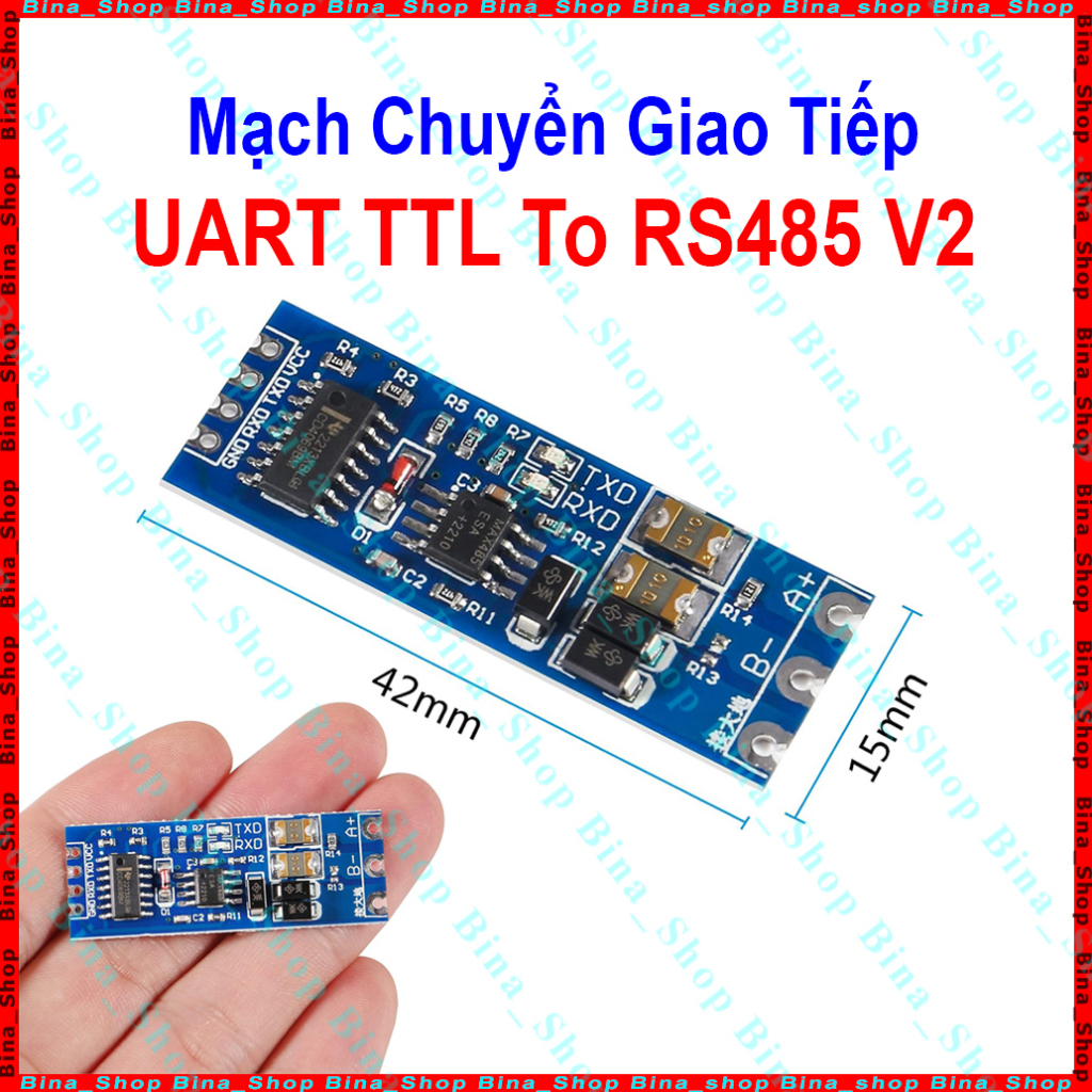 Uart TTL to RS485 V2 communication circuit | Shopee Singapore