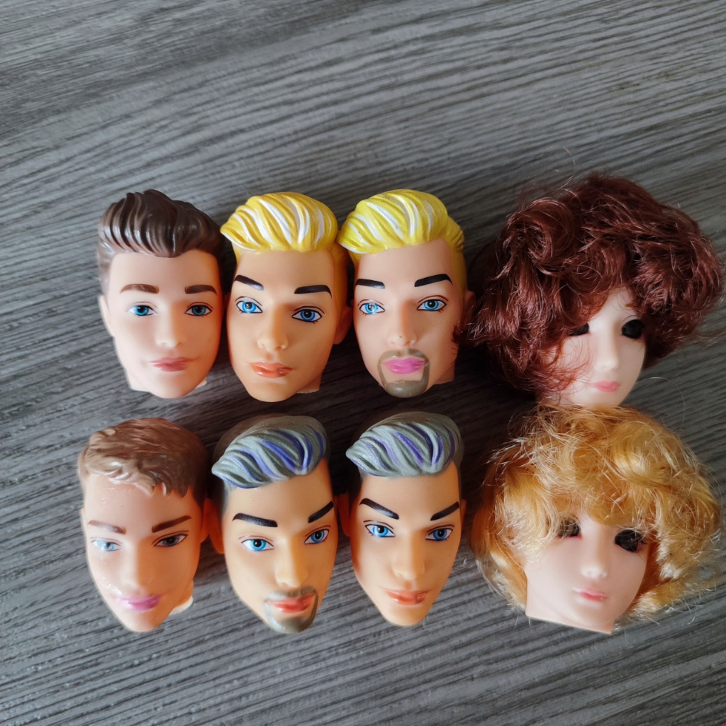 Retail Ken Male Doll Head Is Used To Replace Plastic Hair Models And ...