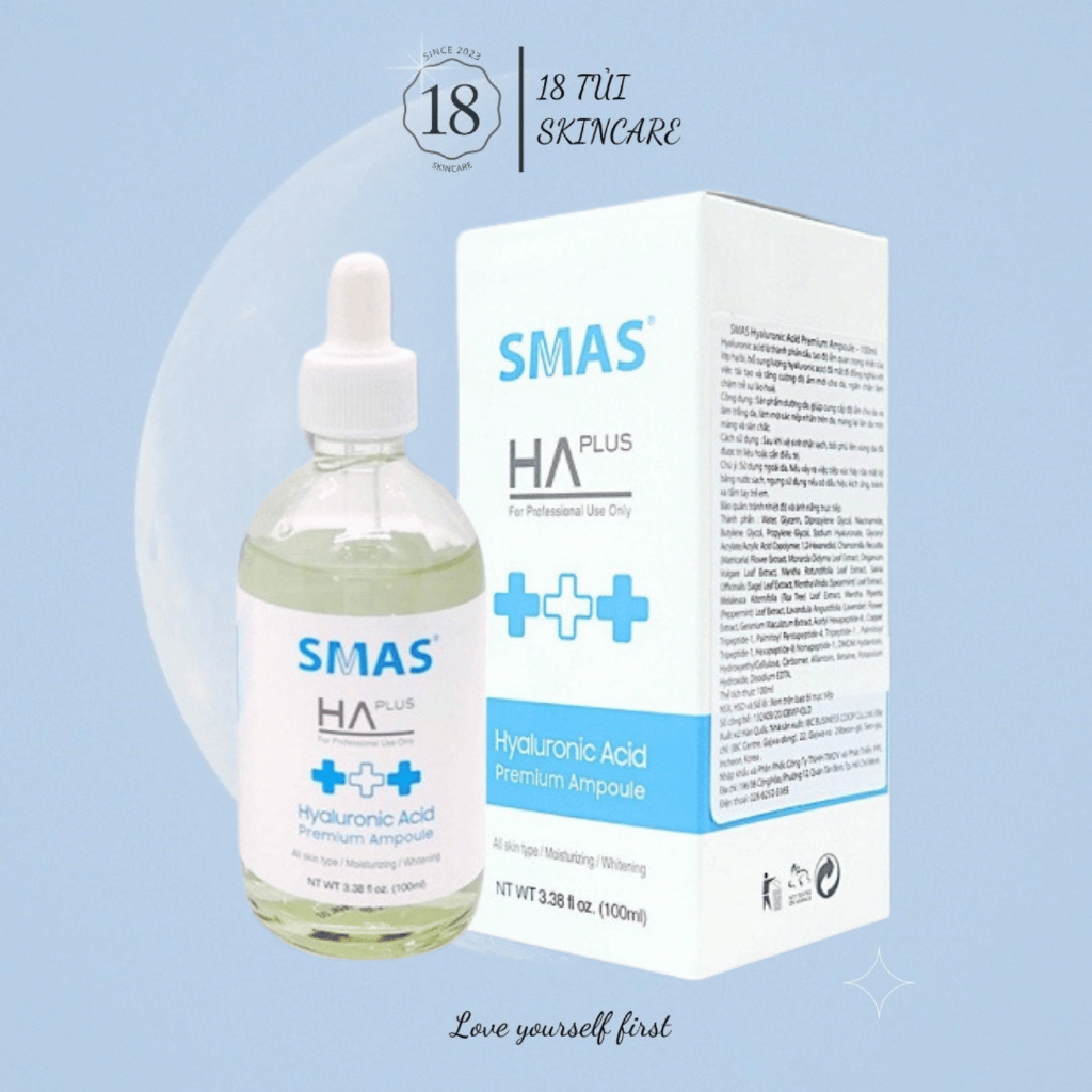Smas HA Plus Hyaluronic Acid Ampoule - 100ml | Shopee Singapore