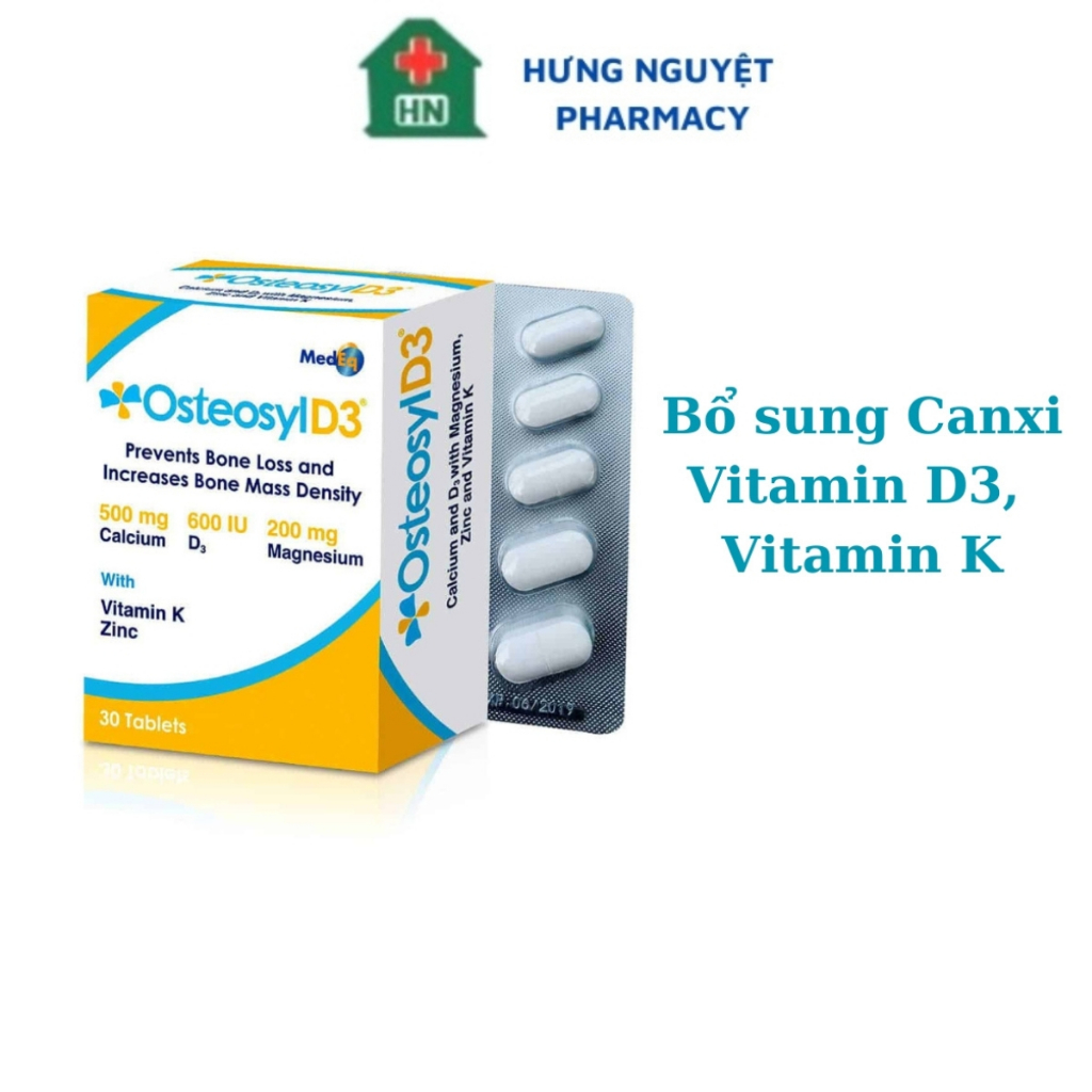 Calcium Osteosyl D3 Helps Supplement Calcium, Vitamin D3 Magnesium Zinc ...